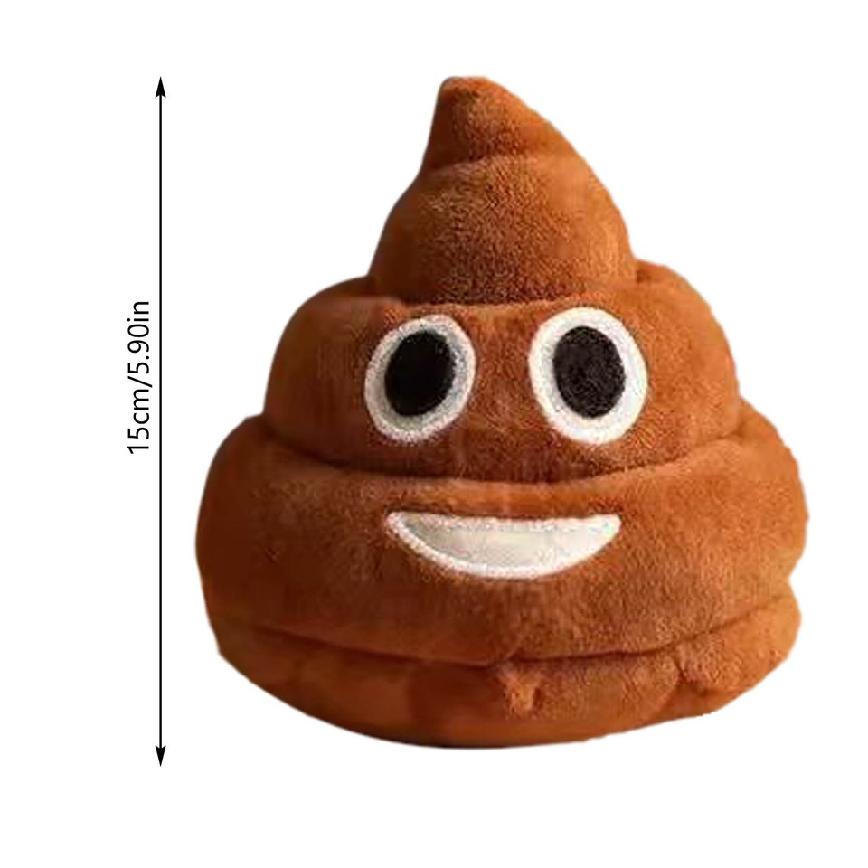 New Funny Talking Poop Plush Toy Farting Toy 6 Fart Sounds Squeeze Fart ...