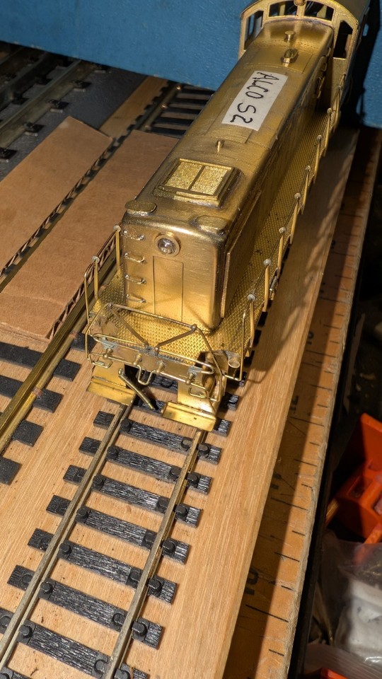 Alco Models HO Gauge S-2 Brass Diesel Switcher 1000HP Locomotive w/OB ...