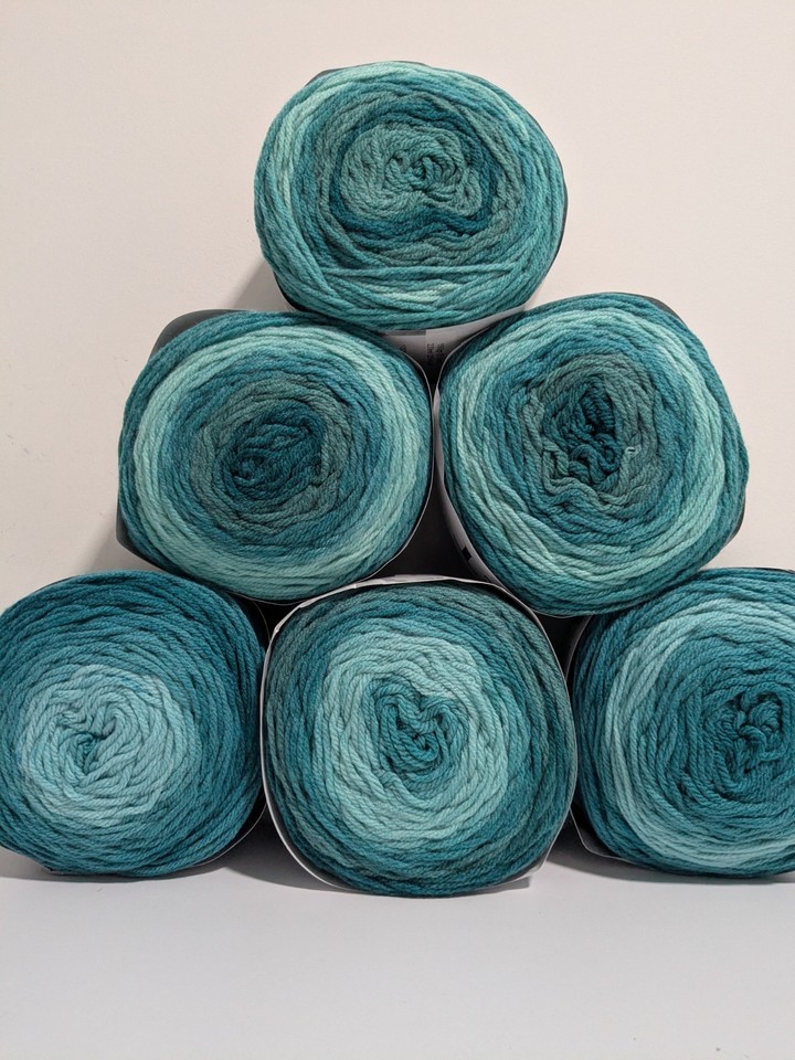 bundle of Variegated Aran Knitting Crochet Yarn cakes 6X150g | eBay UK