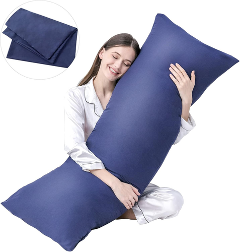 Luxury Full Body Pillow Insert with Fiber Cover - Ultra Soft Body ...