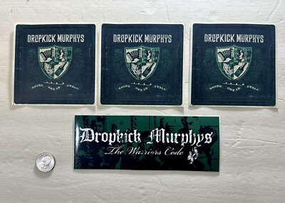 DROPKICK MURPHYS Warriors Code/Going Out in Style 4 PROMO STICKERS for ...