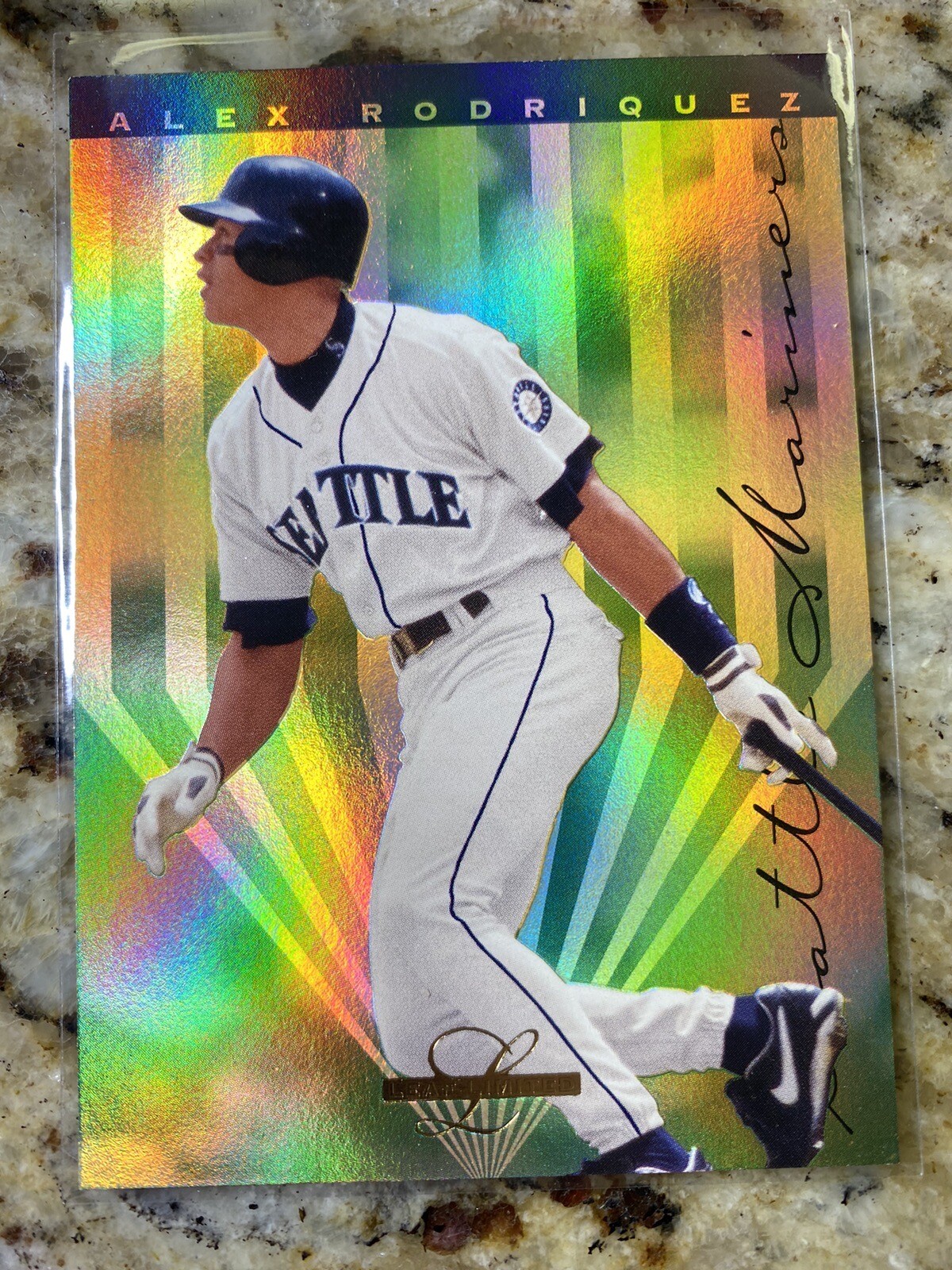 1995 Leaf Limited Gold Foil Prism #19 Alex Rodriguez Baseball Card ...