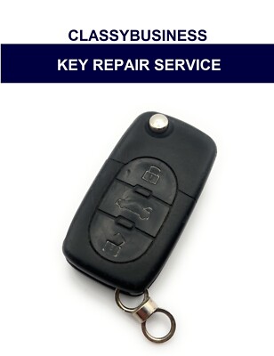 Repair service for Audi TT MK1 3 button flip key fob repair battery ...