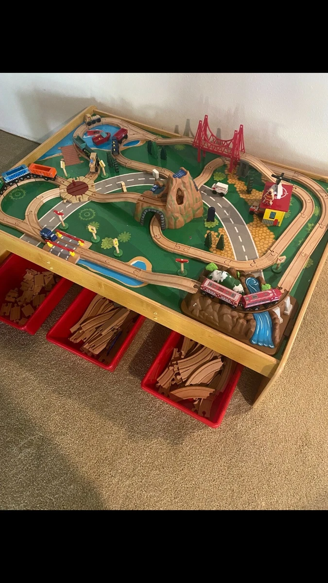 Waterfall Junction Train Set Table KidKraft UK
