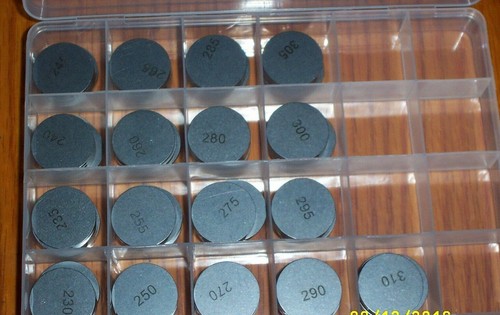 85 Shims - 25mm Valve Shim MASTER SHOP SUPER KIT w/case - Honda -Yamaha ...