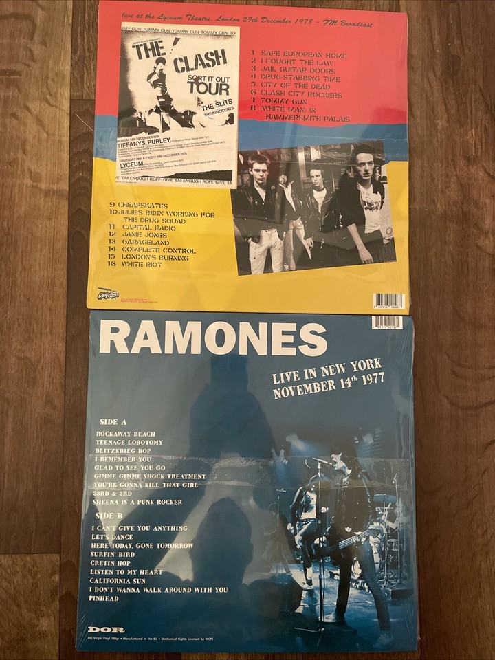 The Ramoans/ The Clash Vinyl Lot | eBay