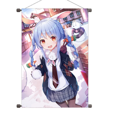 Hololive Vtuber Usada Pekora Tapestry Wall Scroll B2 20 in x 28 in | eBay
