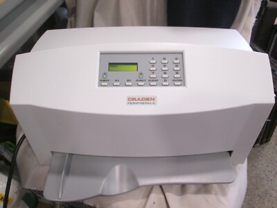 CRADEN PERIPHERLAS DP9 Passbook/Transcation TRANSACTION PRINTER ...
