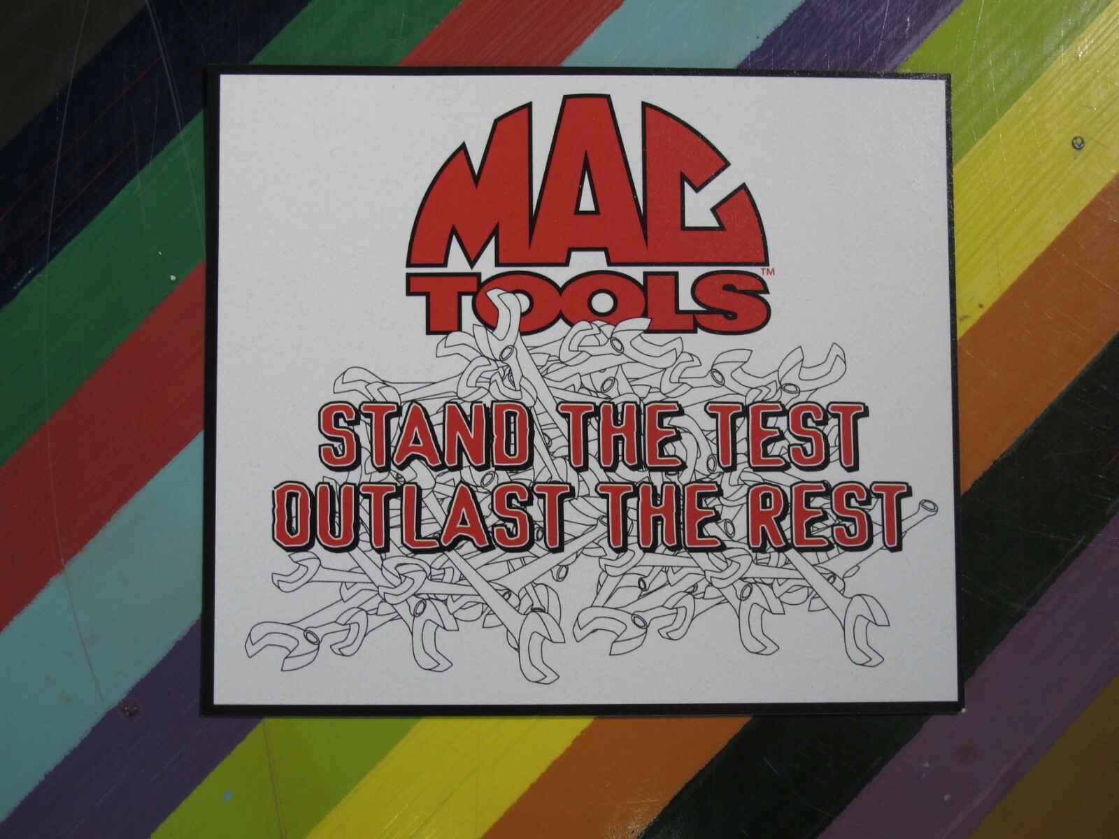 vtg 1980s 1990s Tool brand sticker - Matco Mac work Americana | eBay