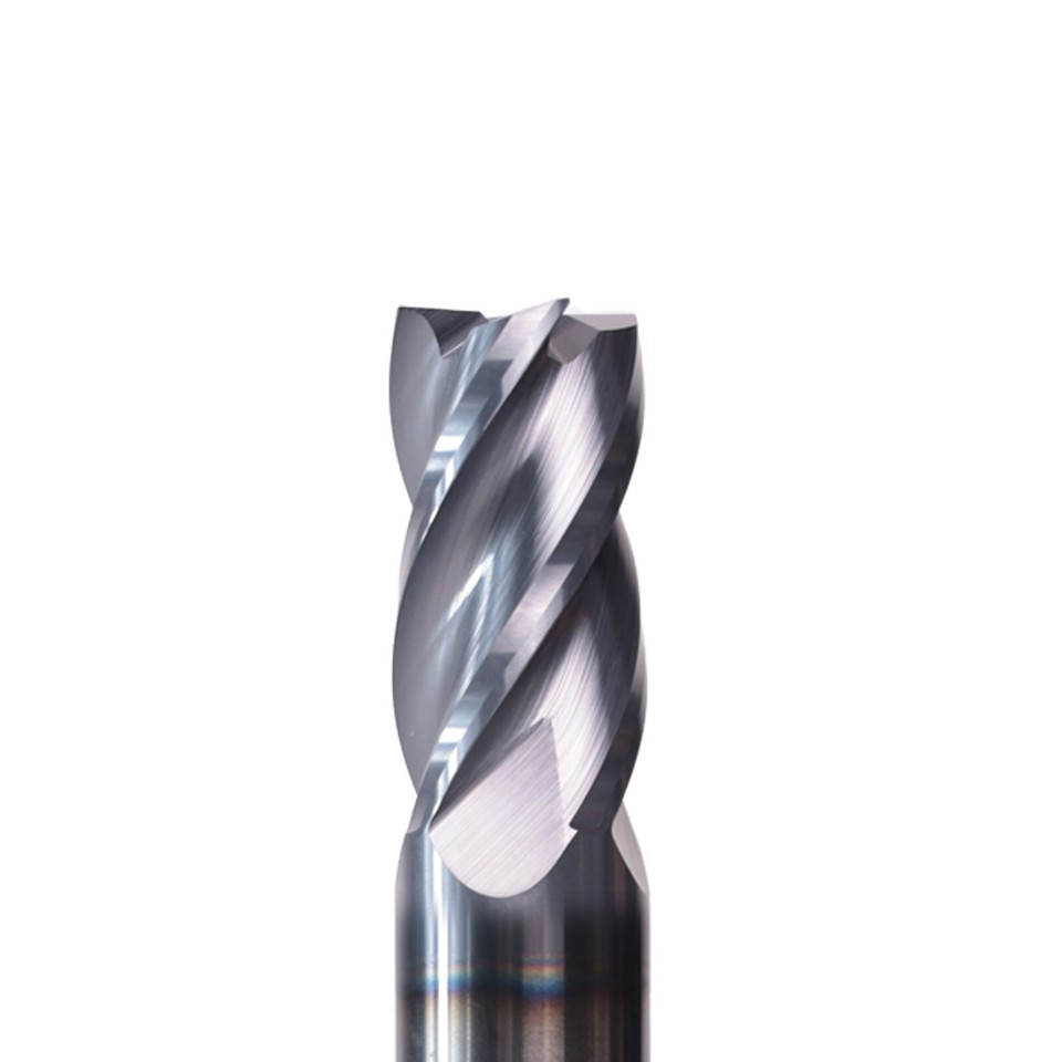 10PCS 4 Flute 7/16" Variable Helix Solid Carbide End Mill AlTiN Coated ...