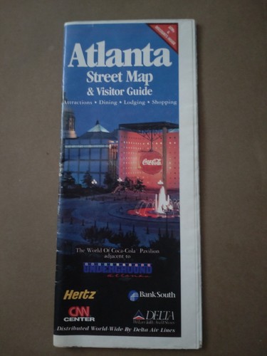 Atlanta, Georgia - Street Map & Visitor Guide | eBay