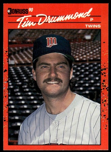 1990 Donruss Baseball Card Tim Drummond Rookie Minnesota Twins #510 | eBay
