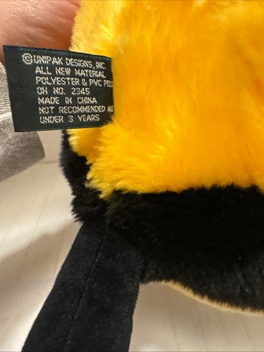 Unipak Plumpee Bee 12” Plush Bumblebee Weighted Stuffed Animal Toy ...