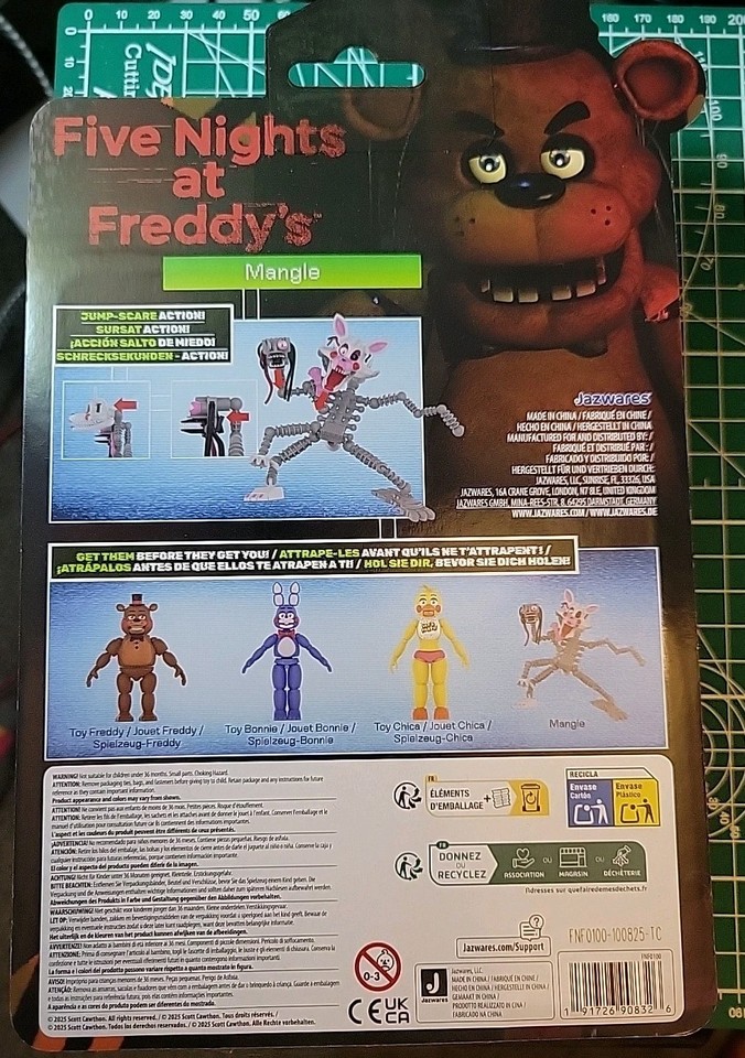 Jazwares Five Nights at Freddy's FNAF MANGLE Action Figure Sealed NIB ...