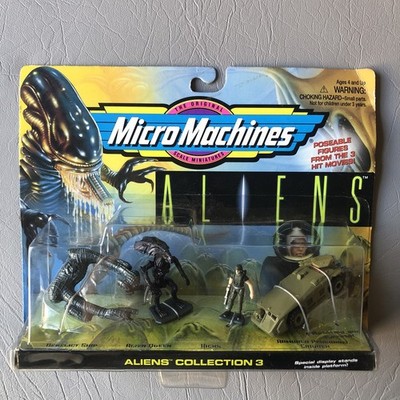 Micro Machines ALIENS Collection 3 Queen Xenomorph Hicks Derelict Ship ...