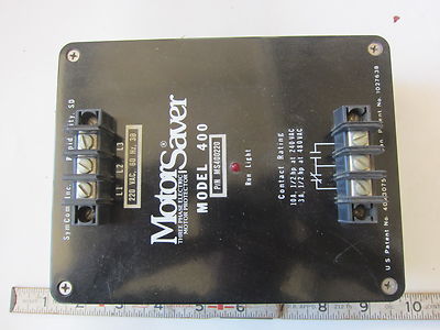 Motor Saver 400 220V 3Ø Electronic Motor Protector, New | eBay