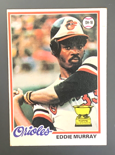 1978 Topps #36 Eddie Murray Rookie VGEX Baltimore Orioles HOF | eBay