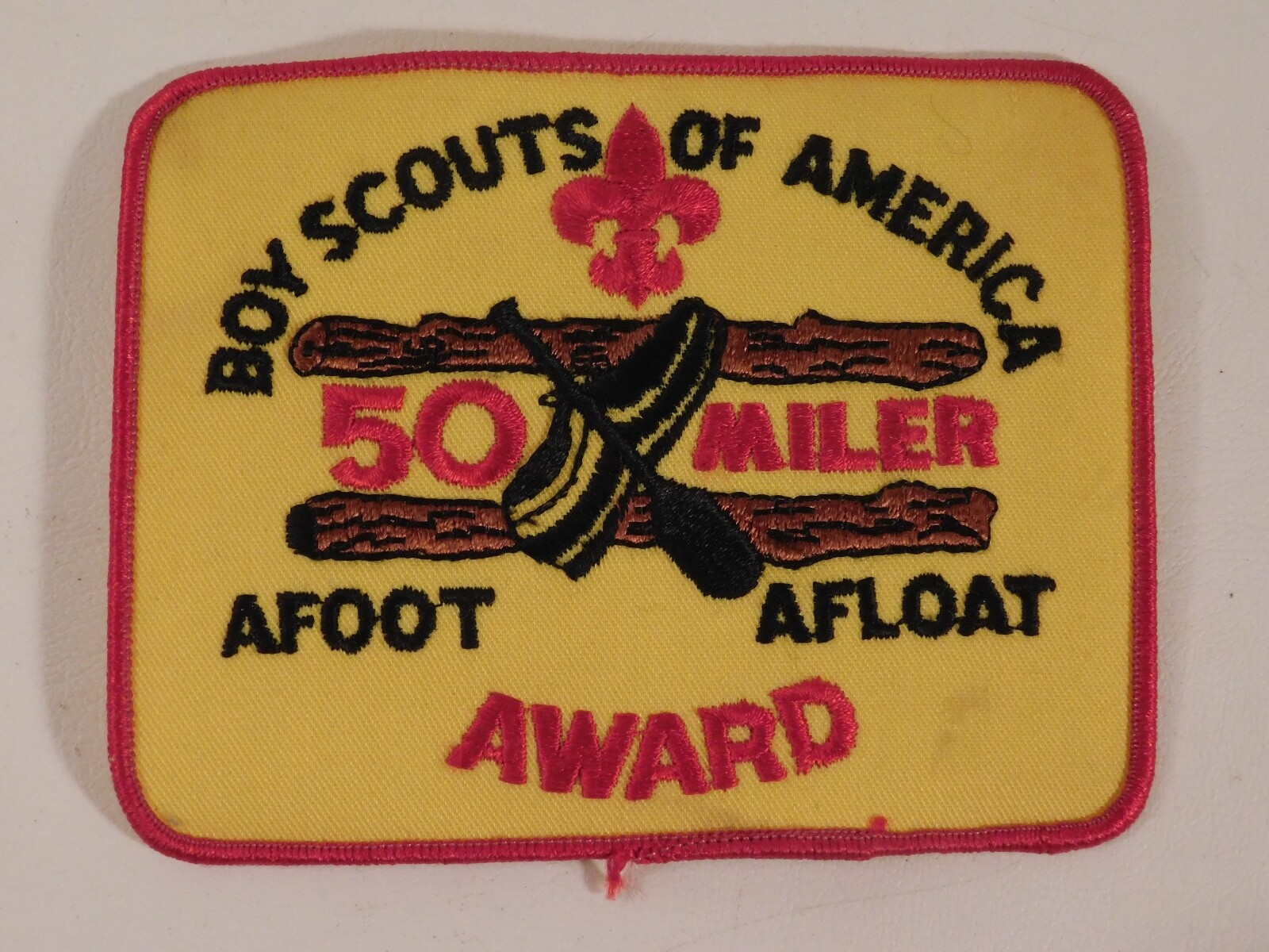 Vintage Patch Boy Scouts of America 50 Miler Afoot Afloat Award - Read ...