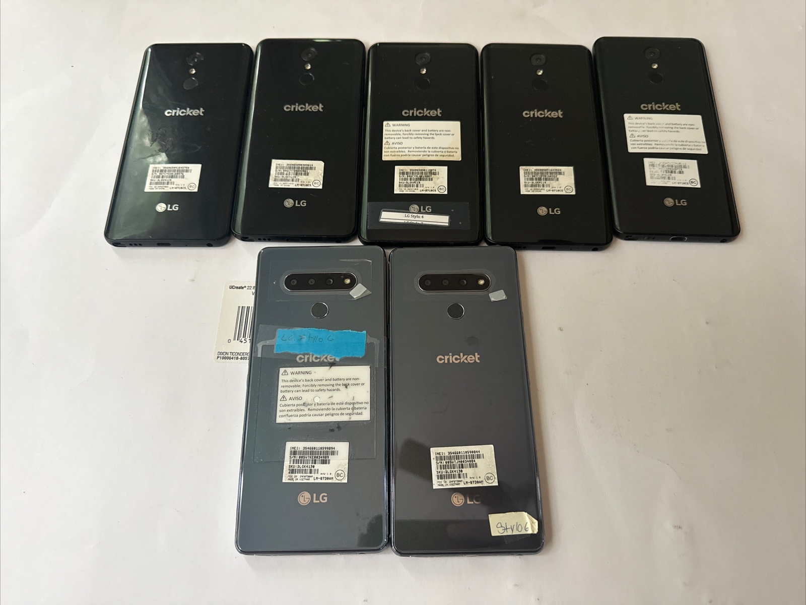 LOT of 7 LG Stylo 4 LG Stylo 6 Smartphone Black AS-IS | eBay