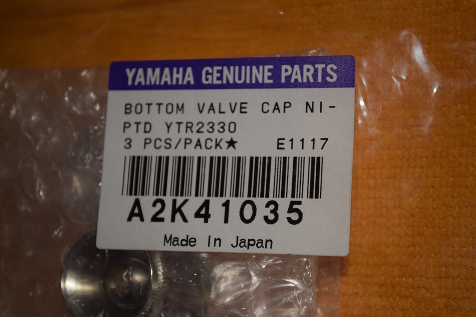 Yamaha Standard Cornet and Trumpet Bottom Valve Cap, Nickel | eBay