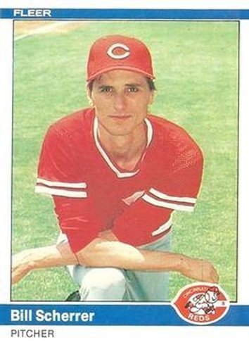 #482 Bill Scherrer - Cincinnati Reds - 1984 Fleer Baseball | eBay