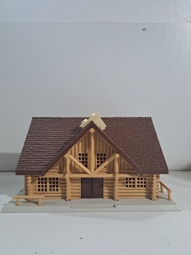 Ertl Farm Country Long Horn Ranch House Log Cabin Building | eBay