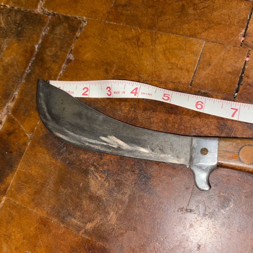 WWII Bolo Knife - Vintage Military Blade, Wood Handle, Rare Full Tang ...