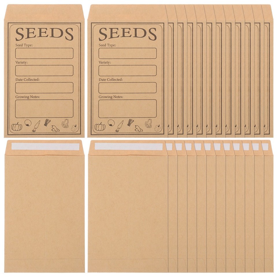 50Pcs Sealing Envelopes Packets Paper Coins Packets | eBay Australia