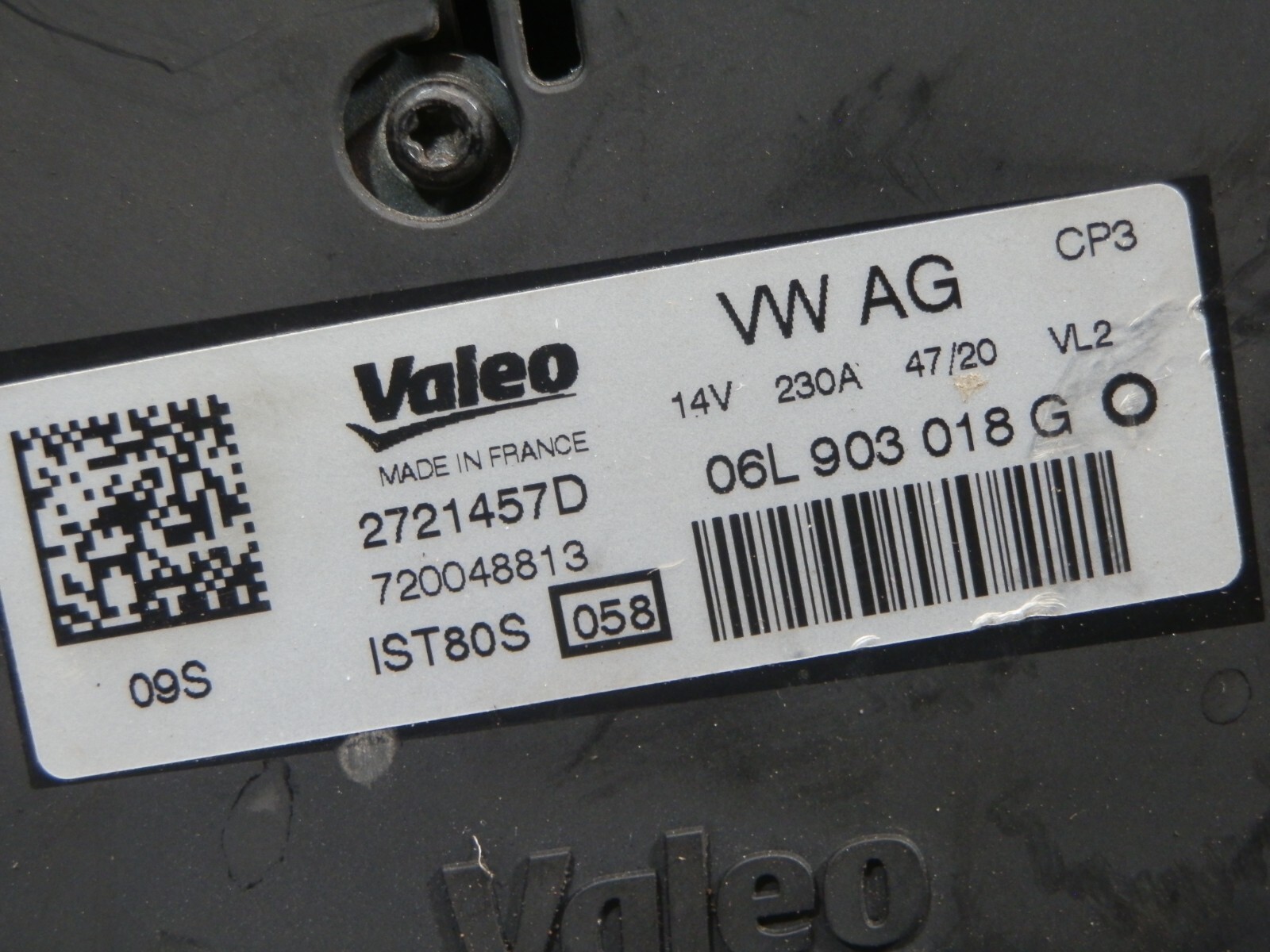 2020 - 2021 AUDI Q5 2.0L ALTERNATOR GENERATOR 14V OEM #06L903018G | eBay