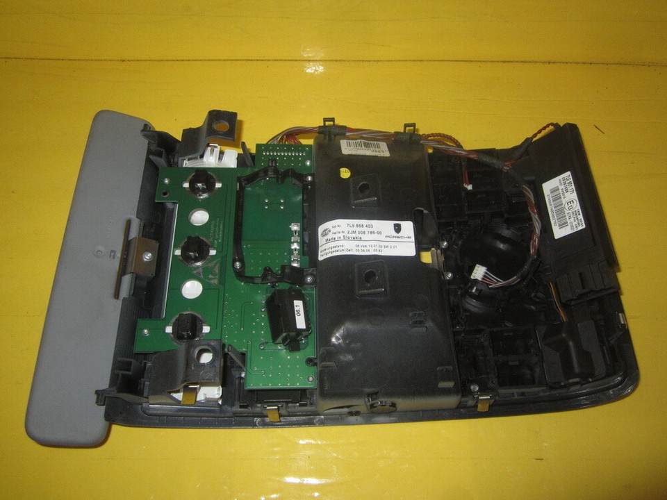 Porsche Cayenne Map Light PORSCHE CAYENNE OVERHEAD CONSOLE LIGHT 7L5 ...