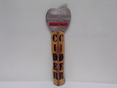 ORIGINAL Vintage Schilling Mischief Maker Cider Beer Tap Handle | eBay