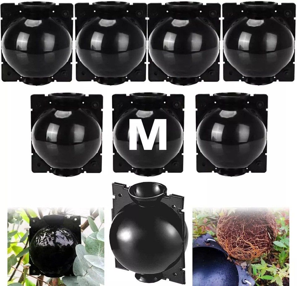 8PCS 8/12cm Plant Rooting Box Root Grafting Air Layering Pod High ...