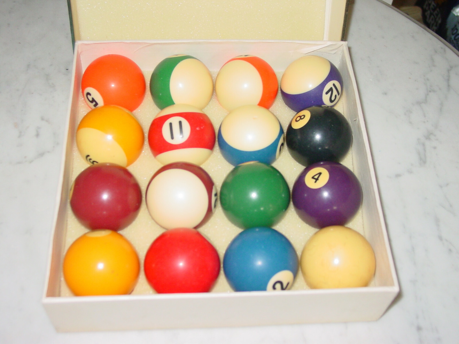 Crest Professional Billiard Ball Set # 7440 for sale online | eBay