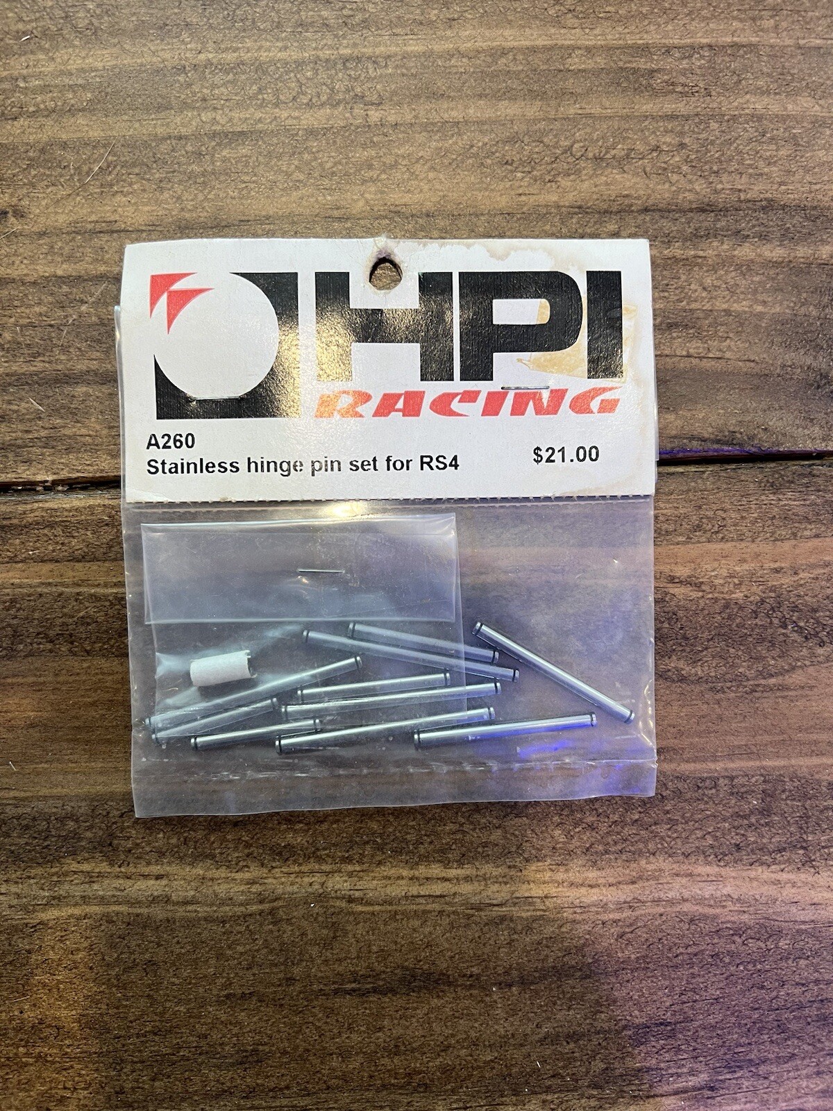 HPI A260 Stainless Hinge Pin Set For RS4 Vintage Discontinued (MK69) | eBay