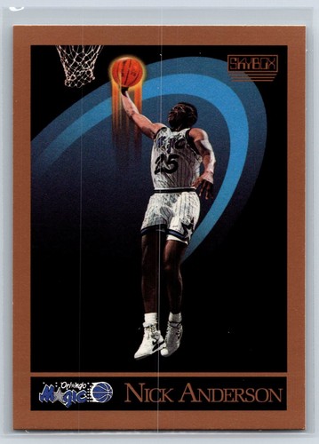 1990-91 Skybox Nick Anderson Rookie Orlando Magic RC #199 | eBay