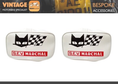 S.E.V. MARCHAL 850 859 PADDED SPOT FOG RALLY LIGHT COVER 100mmX180mm ...