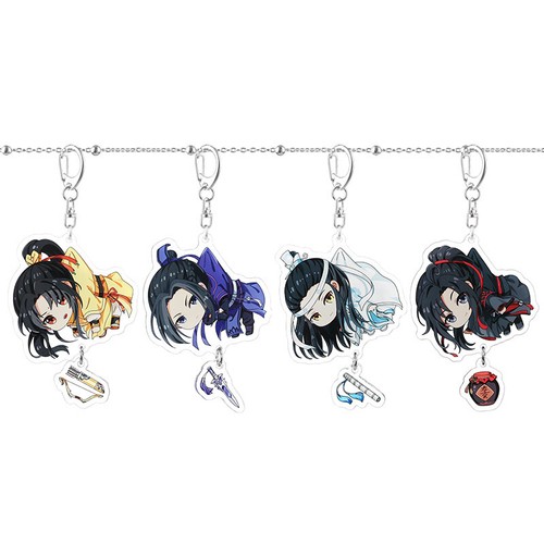 MDZS Lan WangJi Wei WuXian Keychain Jiang cheng Pendant Keyring Key ...