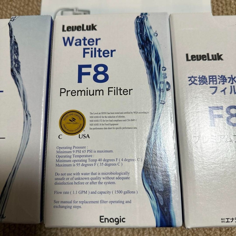 Leveluk F8 Filter for Kangen K8 water Ioniser machine made by Enagic ...