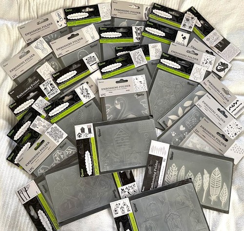 Darice Embossing Folder - ANIMALS NATURE FANTASY CAT DOG BIRD FLORAL ...