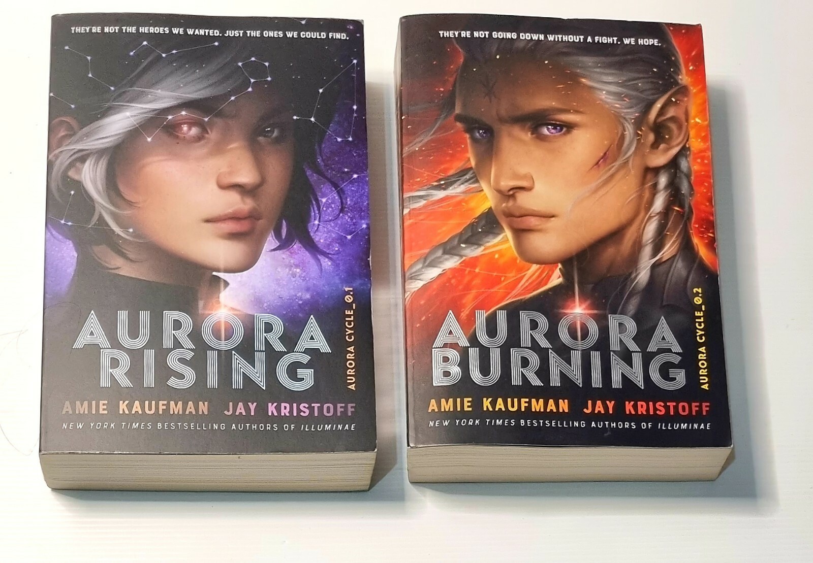 Aurora Rising & Aurora Burning Books Amie Kaufman & Jay Kristoff | eBay ...