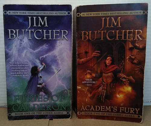 Jim Butcher - Codex Alera Series - Books 1 & 2 - Mass Market Paperbacks ...