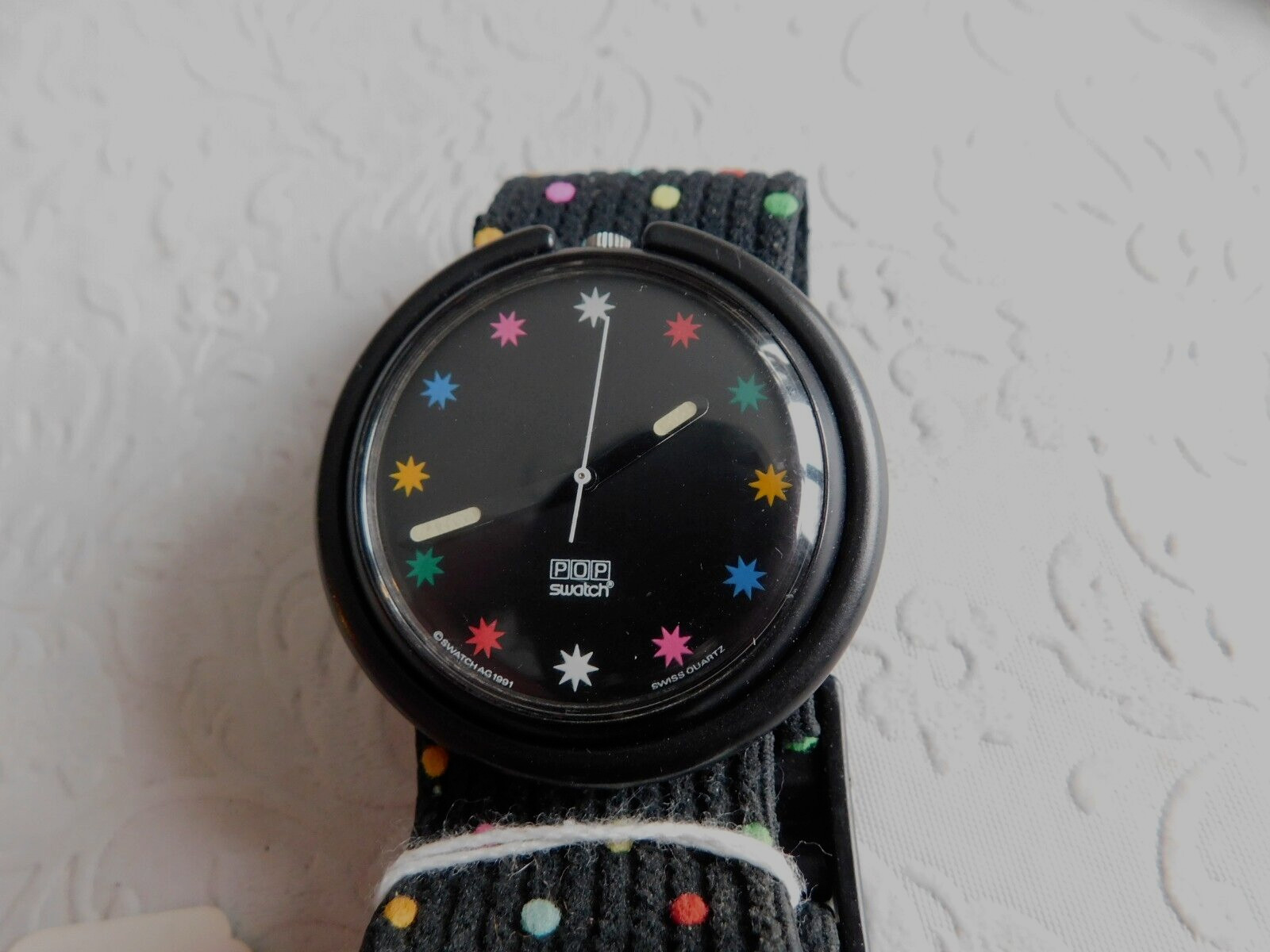 RARE ! VINTAGE 1991 POP SWATCH - STAR PARADE SWISS QU… - Gem