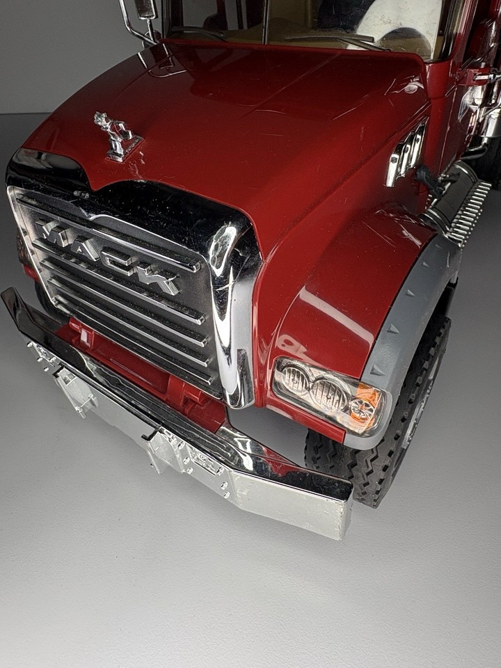 Bruder Mack Granite Semi-Truck (Red) - 1:16 Scale - Made in Germany ...