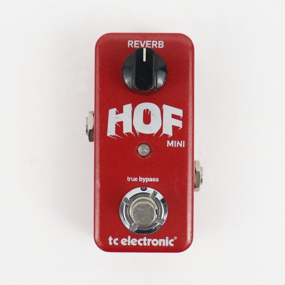 TC Electronic HOF Hall Of Fame Mini Reverb Compact Bypass Guitar Effect ...