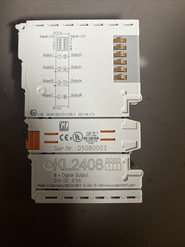 Beckhoff KL2408 Digital Output Terminal 8-Channel 24VDC 0.5A | eBay