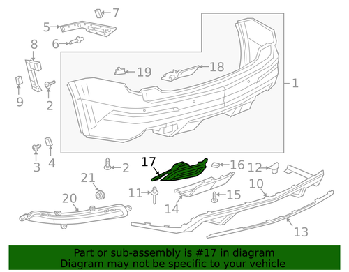 Genuine GM Galvano Silver Passenger Side Exhaust Tail Pipe Heat Sleeve ...
