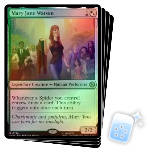 FOIL MARY JANE WATSON X4 Marvel's Spider-man SPM Magic MTG MINT CARD | eBay