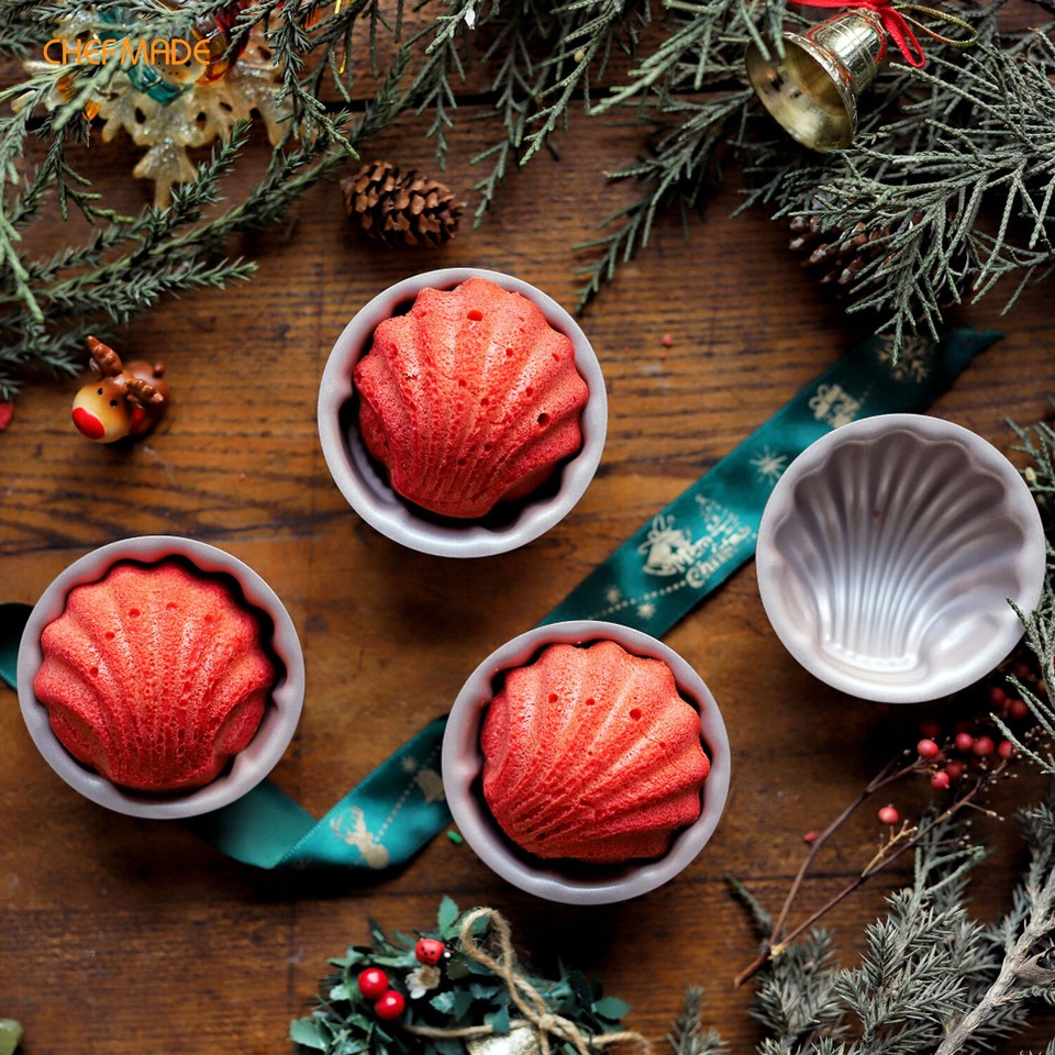 CHEFMADE Madeleine Pans, Spherical Shell Madeline Cake Pan | eBay