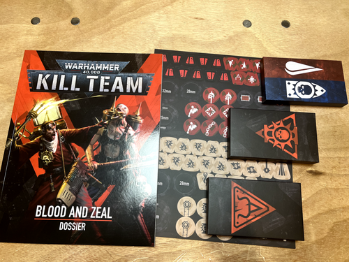 Kill Team Blood And Zeal Dossier Tokens & Cards 40k Warhammer | eBay