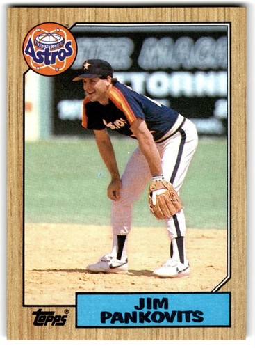 1987 Topps Baseball Cards Jim Pankovits Houston Astros #249 | eBay